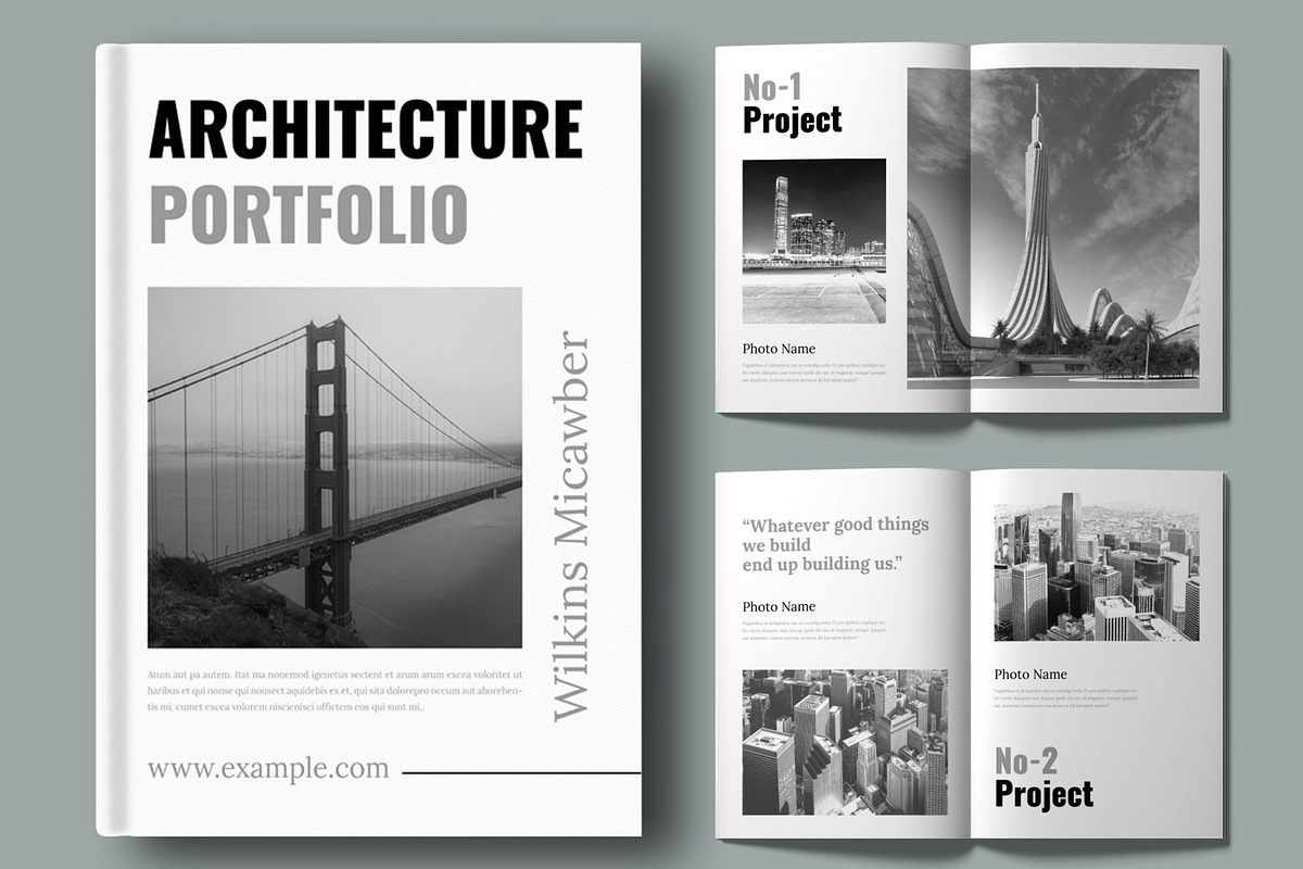 Architecture Portfolio Layout