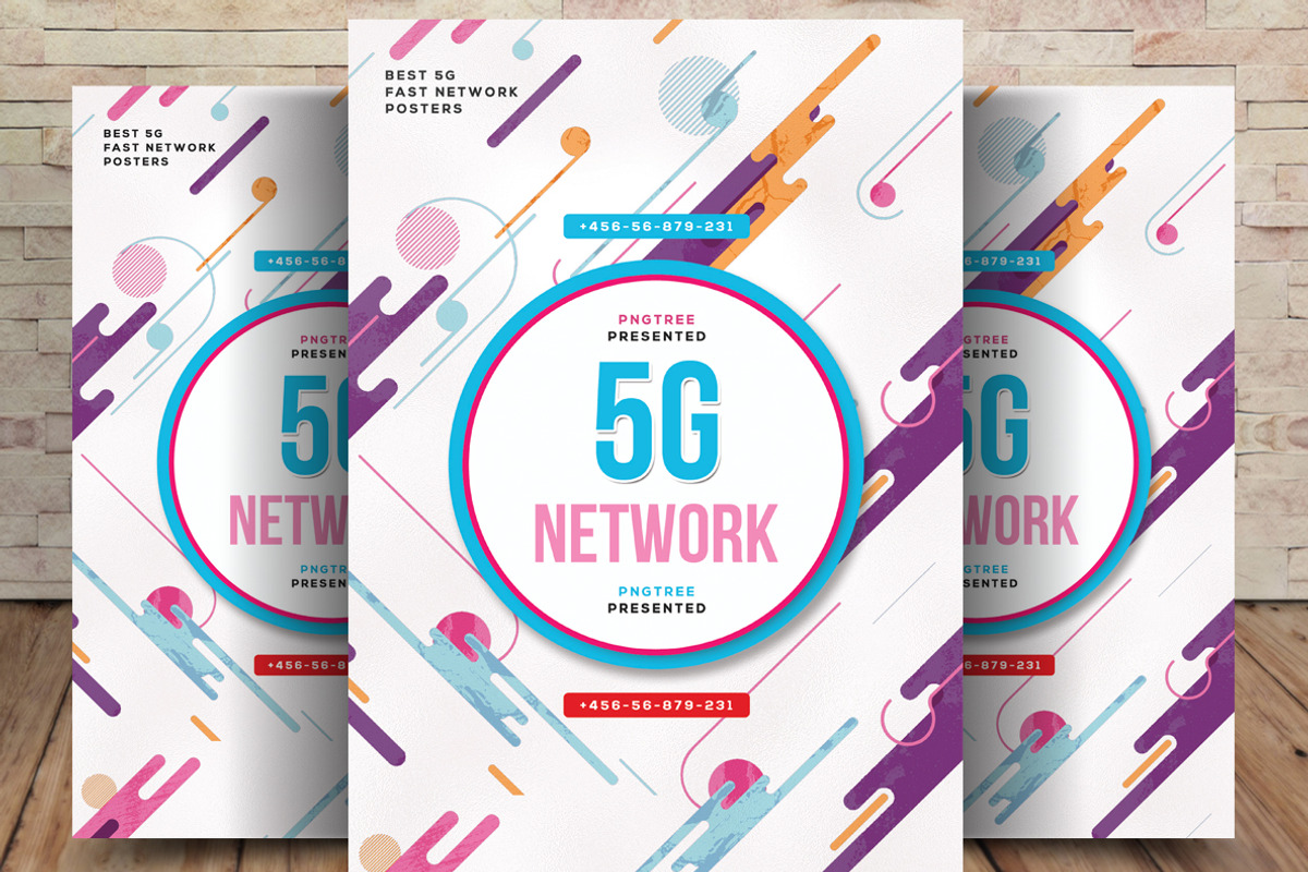 5G Network Flyer Template, a Flyer Template by graphicforest