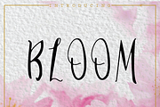 BLOOM FONT, a Script Font by MVMG