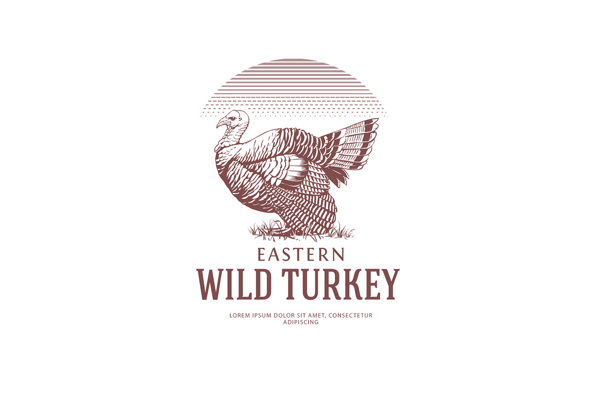 Vintage Turkey Bird Logo, a Branding & Logo Template by vatesdesign