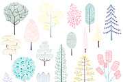 Illustration of trees, an Illustration by rawpixel