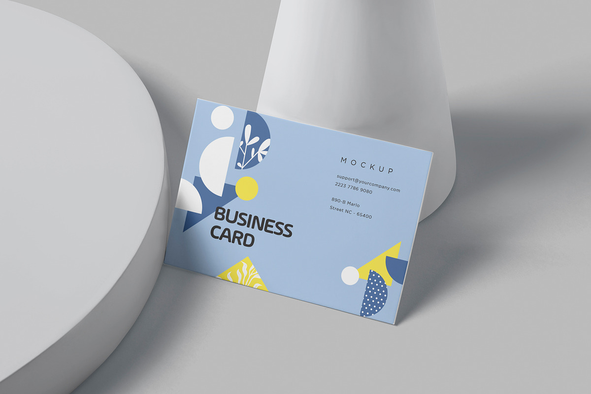 A8 Size Business Card Mockups, a Print Template by DesignNeutrons ...