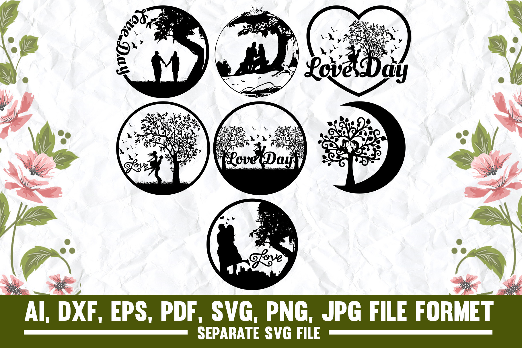 couple love svg, love svg, an Object Graphic by VectorArtPrintableDesign