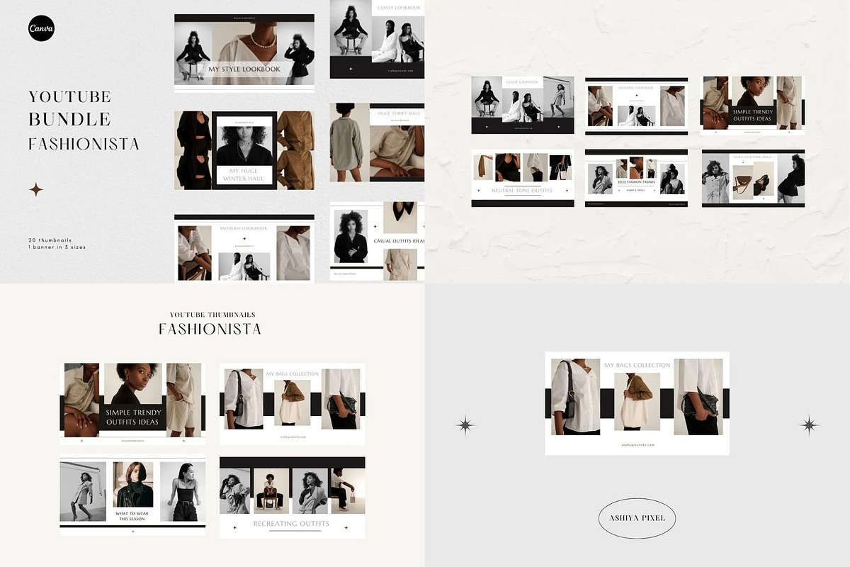 SOCIAL MEDIA BUNDLE CANVA TEMPLATES