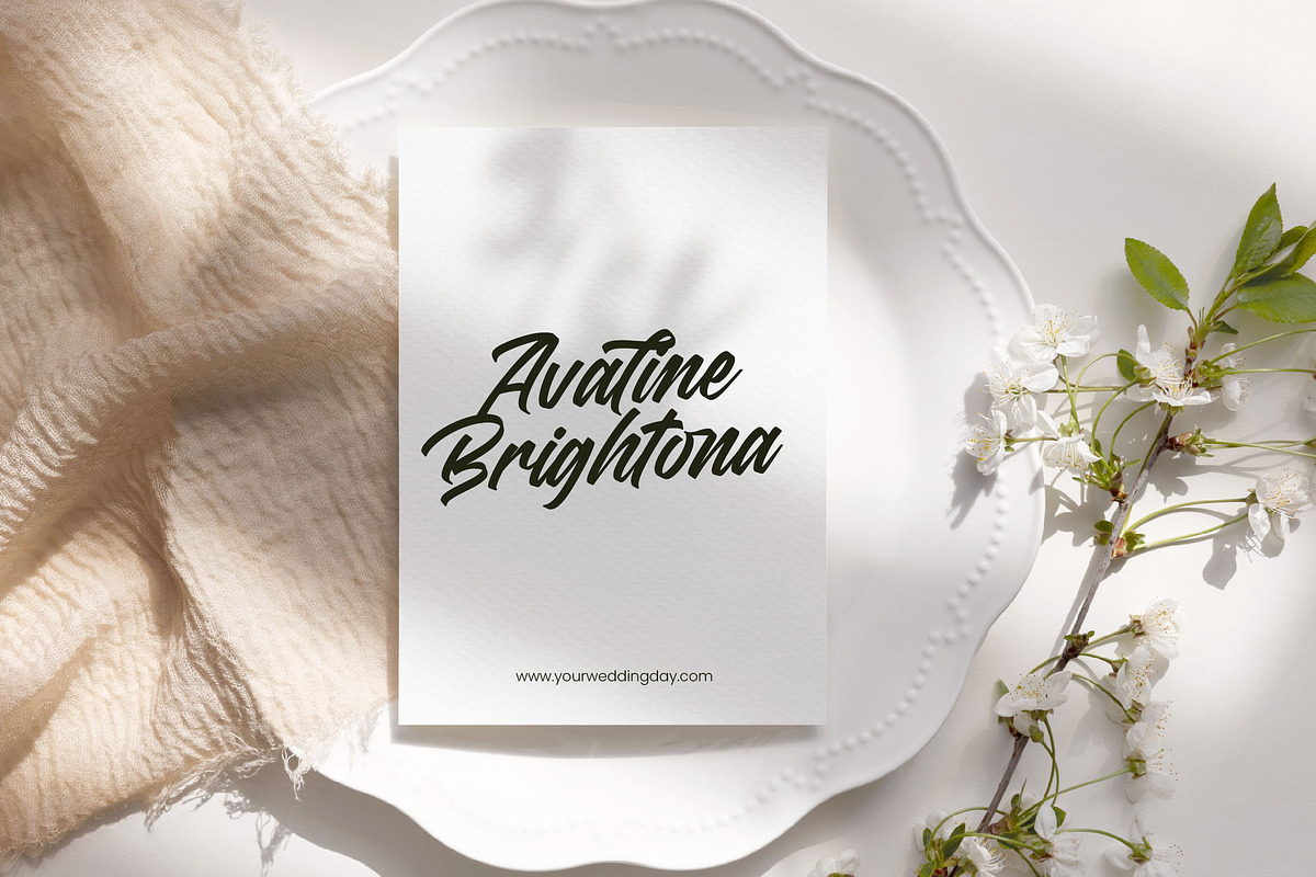 Madena Vintage Bold Script Font, a Script Font by Letterena Studios Script