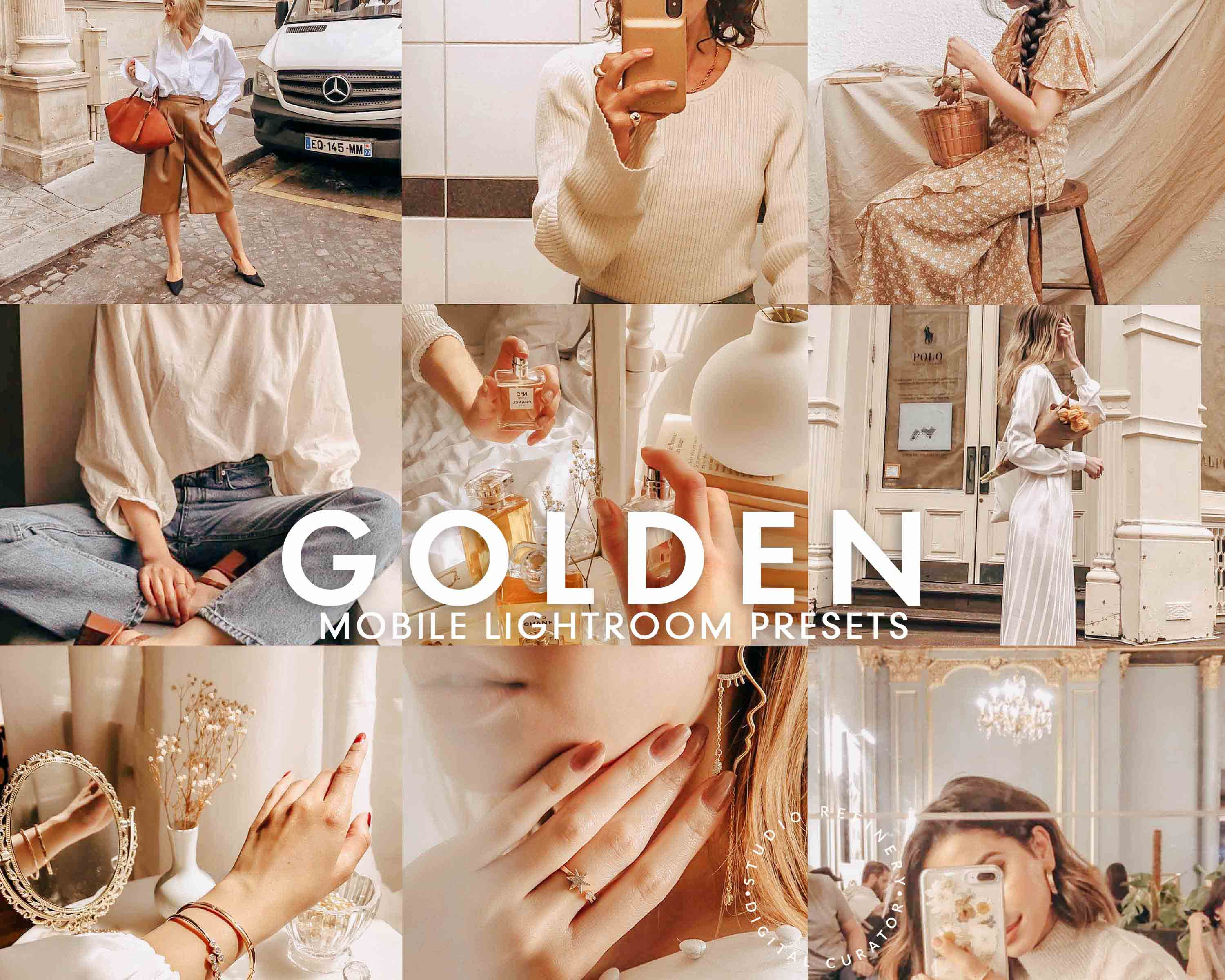 5 BEST SELLER LIGHTROOM PRESETS, a Layer Style Add-On by STUDIO REFINERY