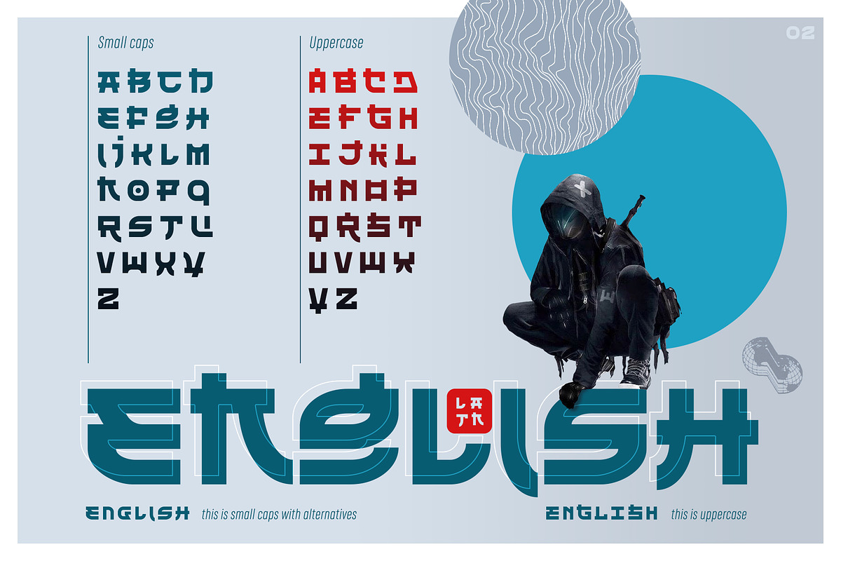 ST-Tokyo hieroglyphic display font, a Font by Shimanov Types