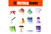 Writing Icon Set, an Icon by Pavel Vectors