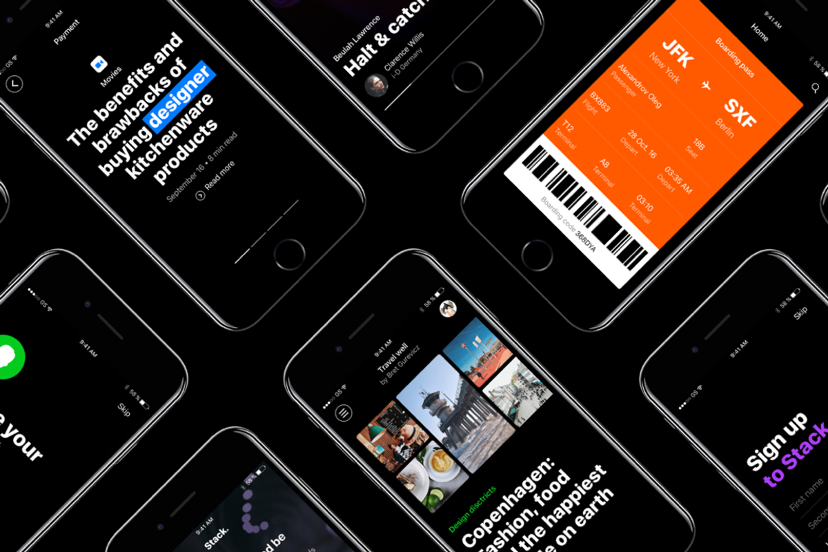 Stack UI Kit, an UI Kit Template by Great Simple | Creative Market