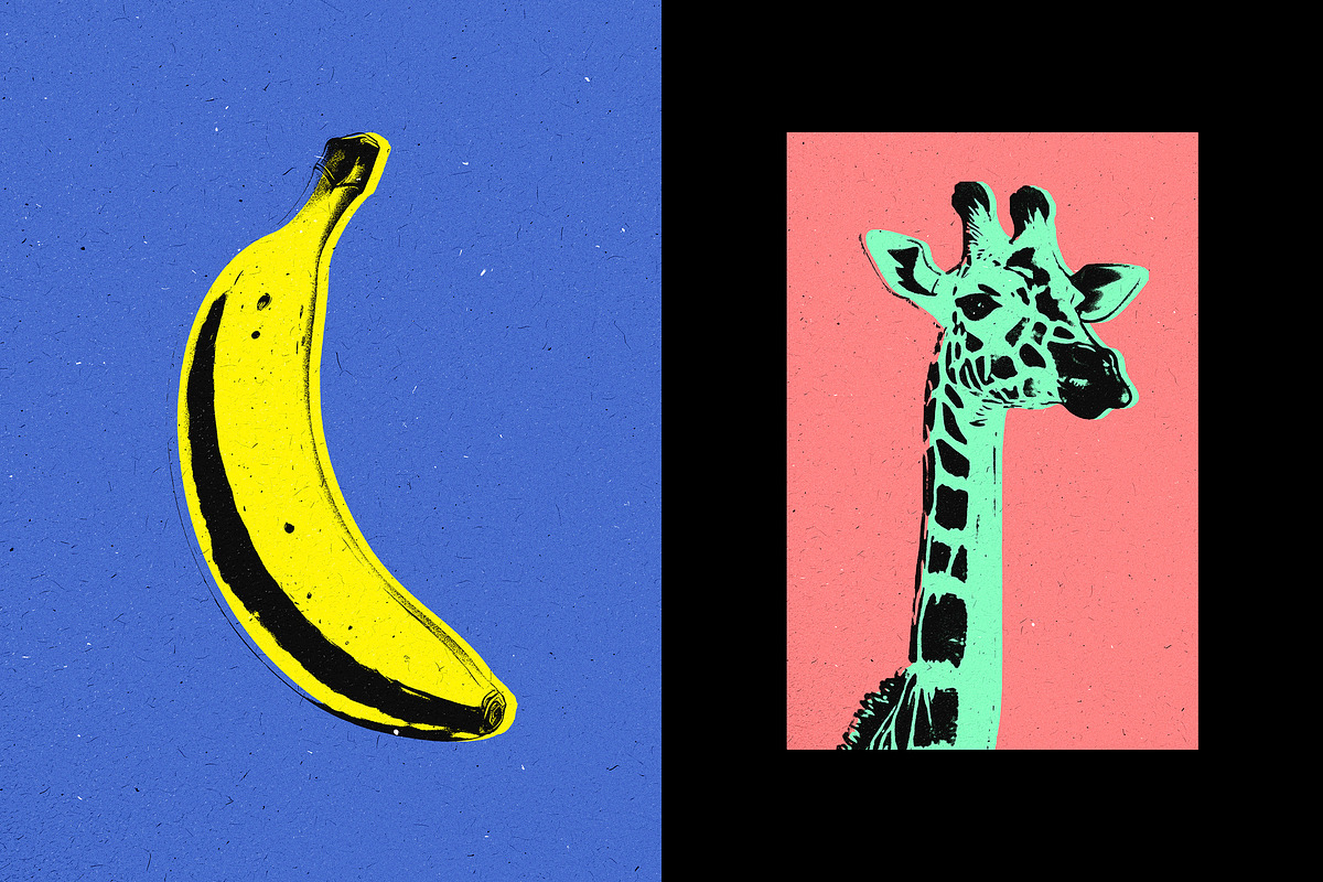 Pop Art Cartoons Photo Effect, a Layer Style Add-On by Design Squad