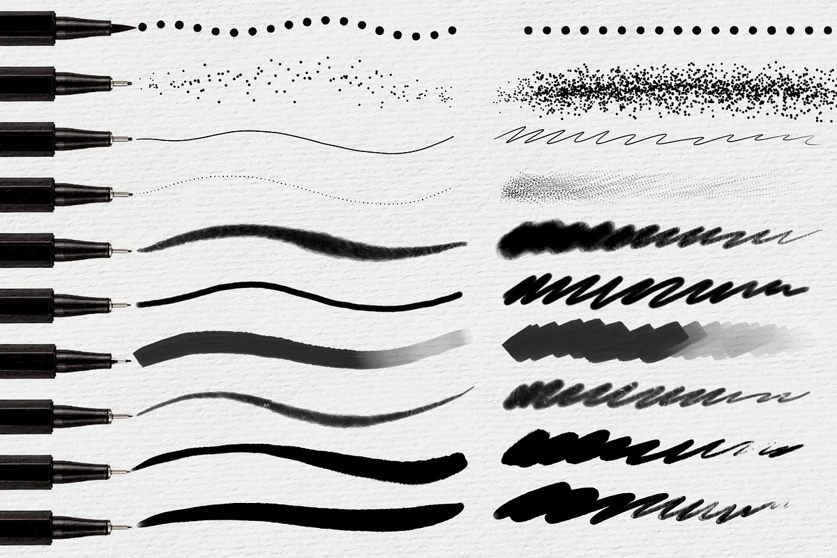 Amazing Fine Line Brushes Procreate, a Brush Add-On by Easy Procreate
