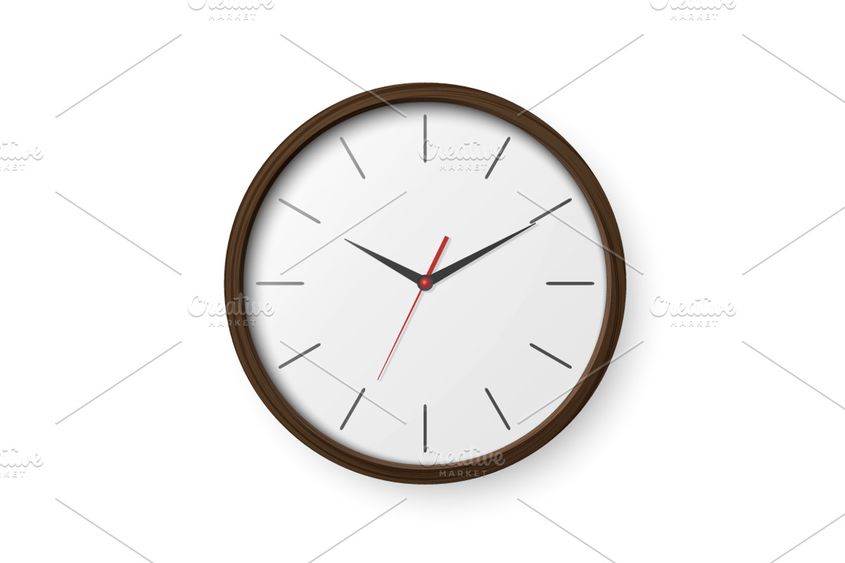 Wall Clock. Vector Set., an Object Graphic by Gomolach