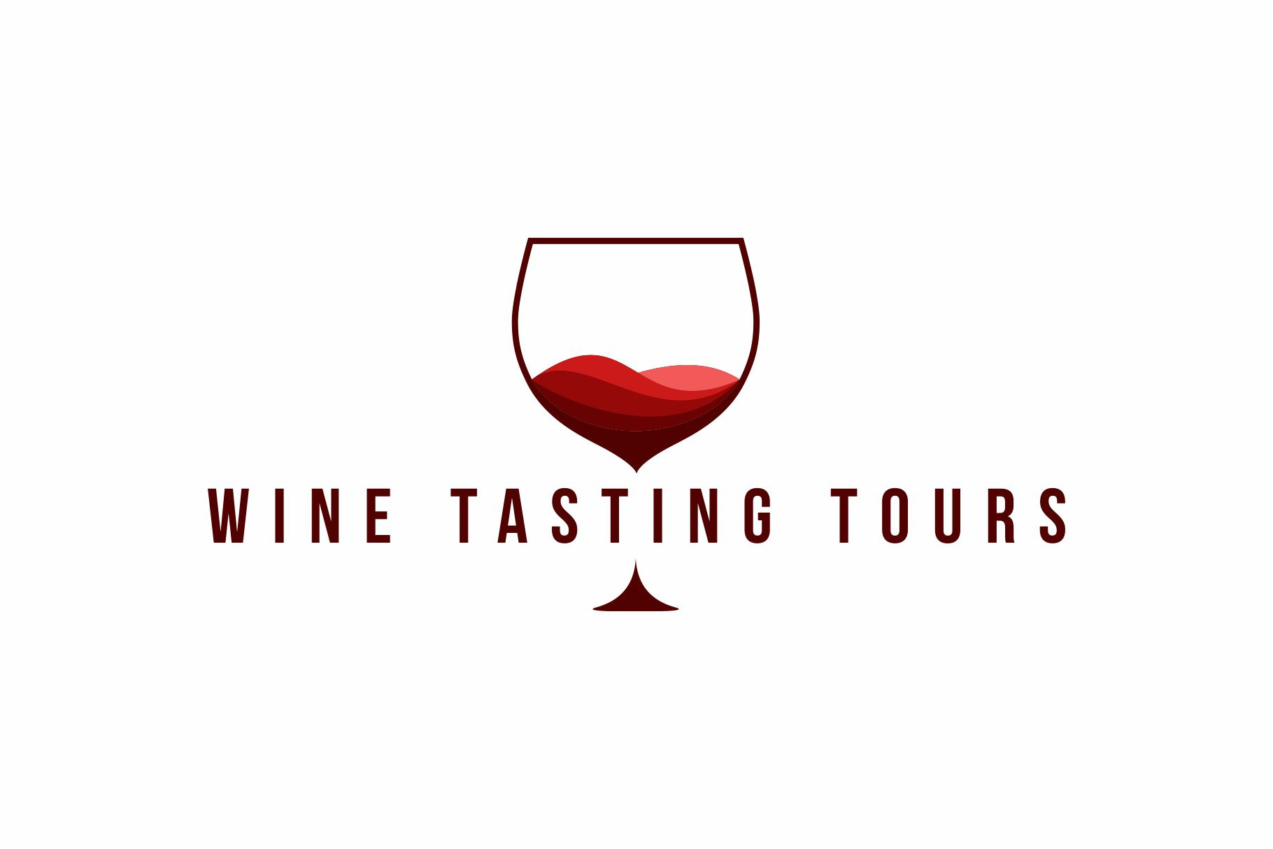 wine tour logo design landscape, a Branding & Logo Template by swarnstudio