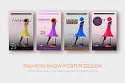 Fashion Show Vector Poster Design, an Illustration by danjazzia