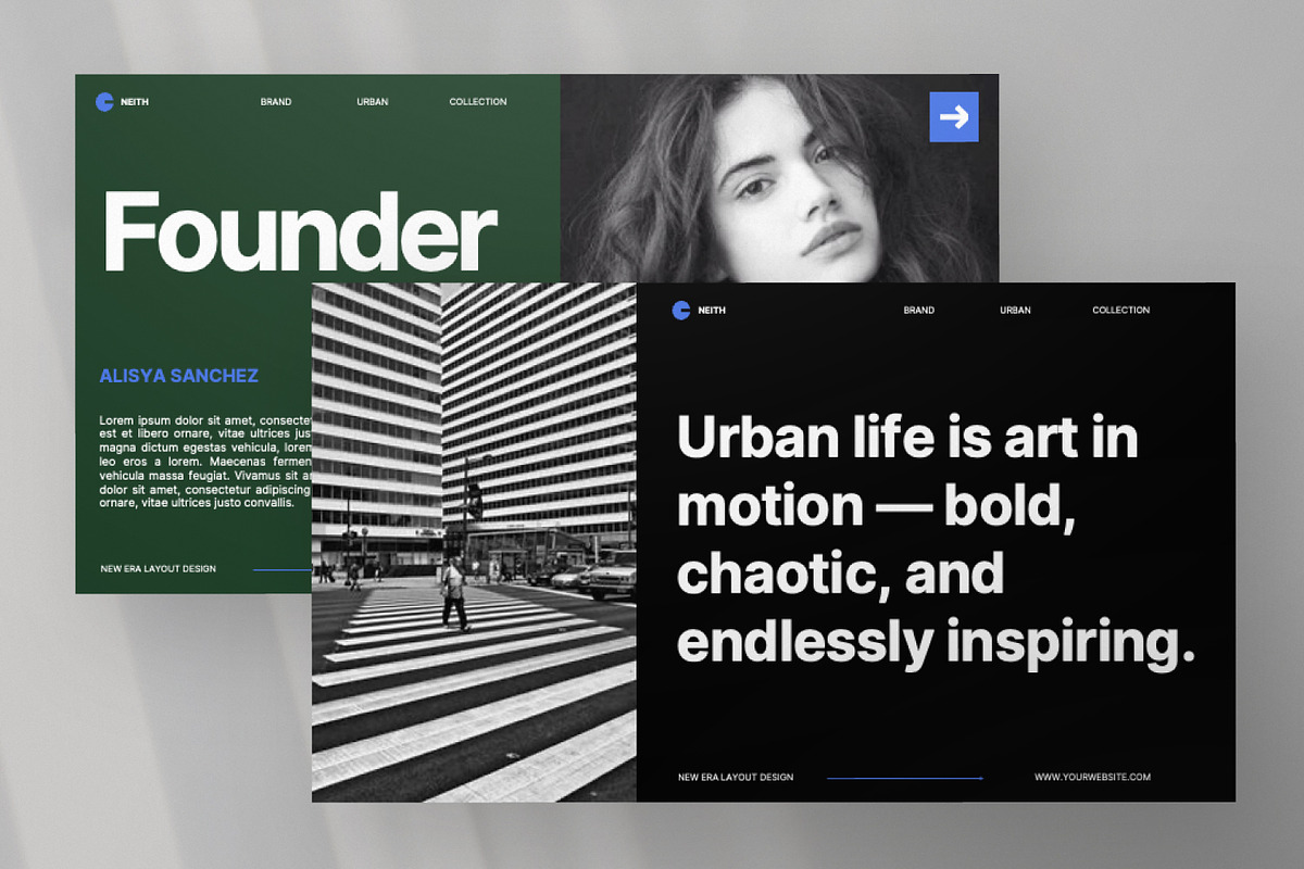 NEITH Urban Powerpoint Template, a Presentation Template by Portocraft