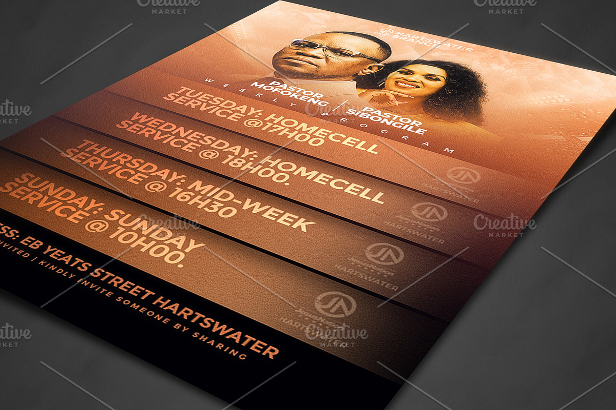 Weekly Schedule Template Flyer