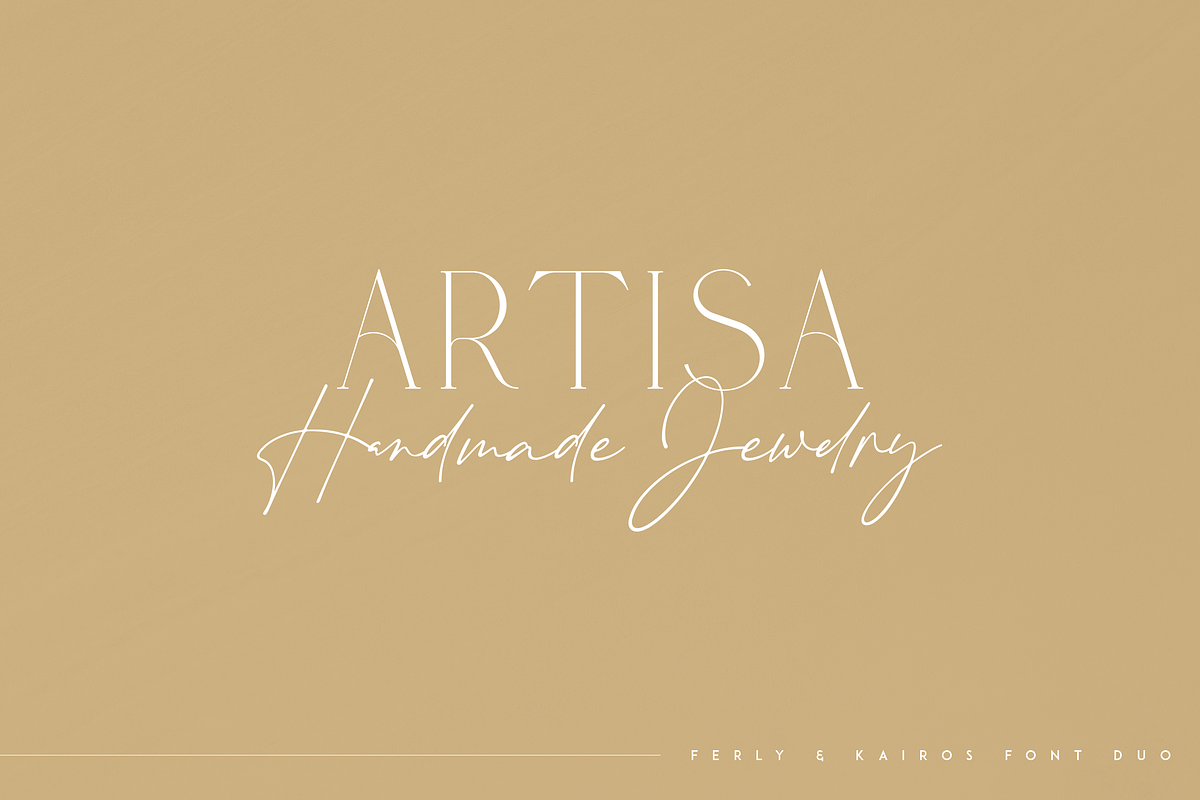 Ferly & Kairos font duo | Creative Market