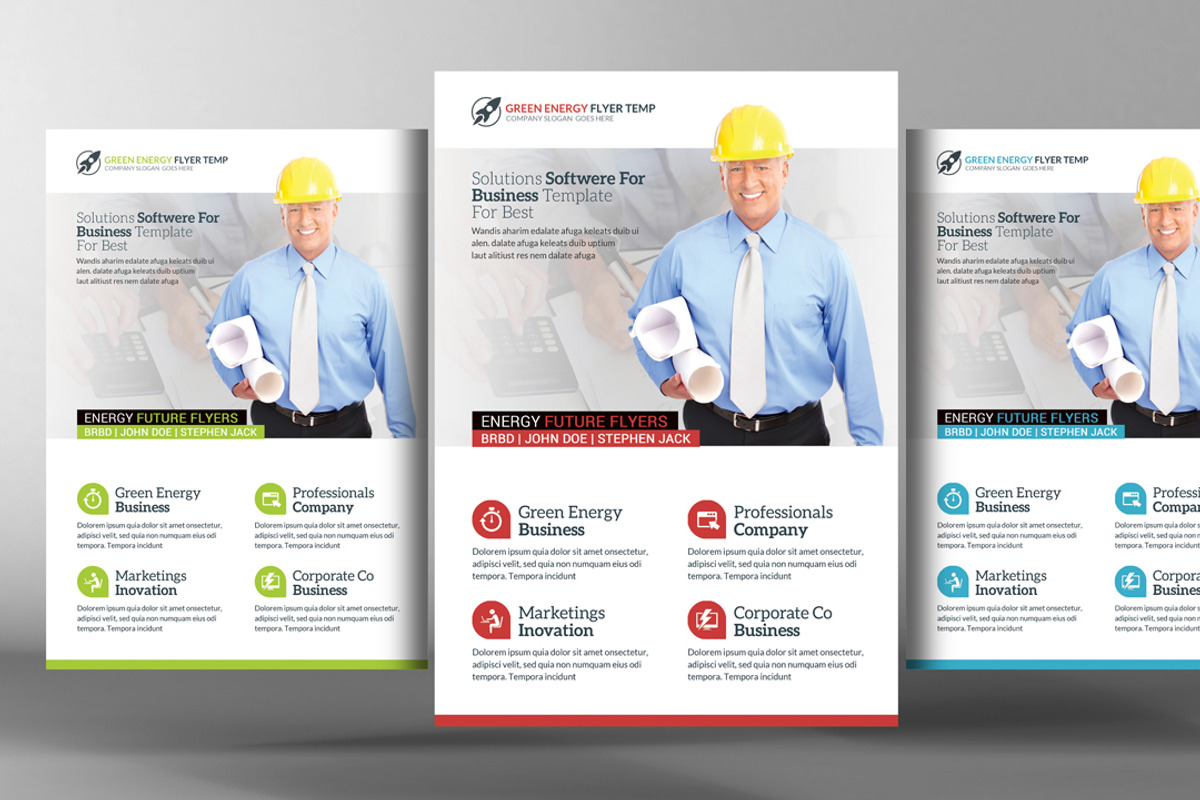 5 Smart Business Flyers Bundle, a Flyer Template by graphicforest
