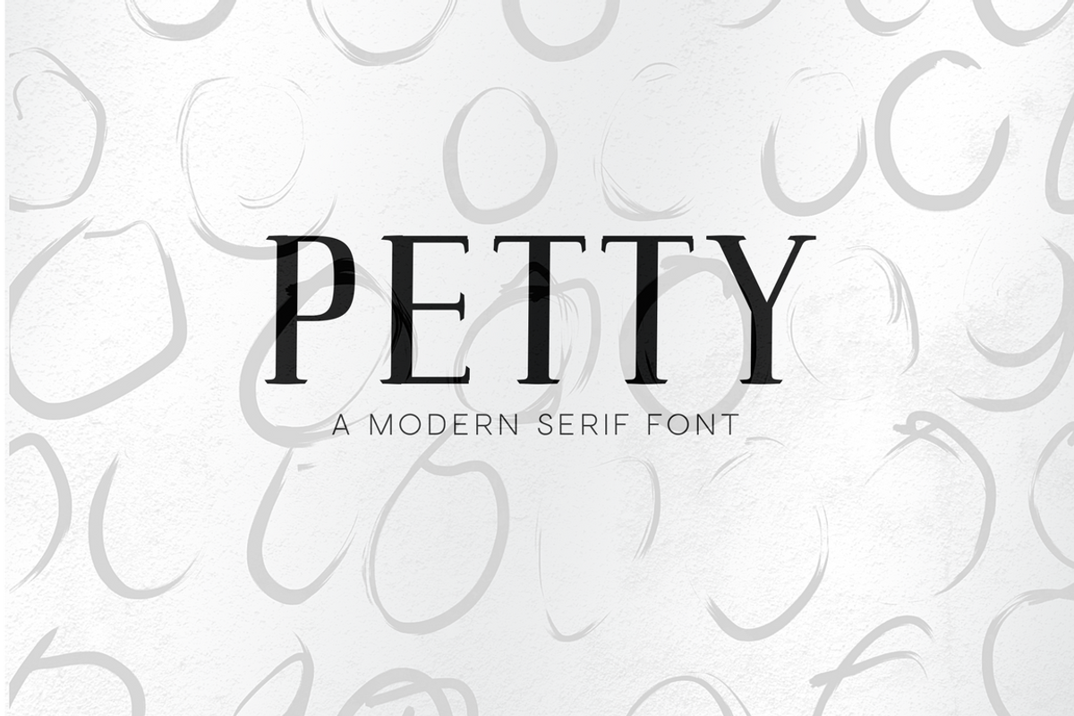 Petty - A Modern Serif Font, a Serif Font by blackdahliapress