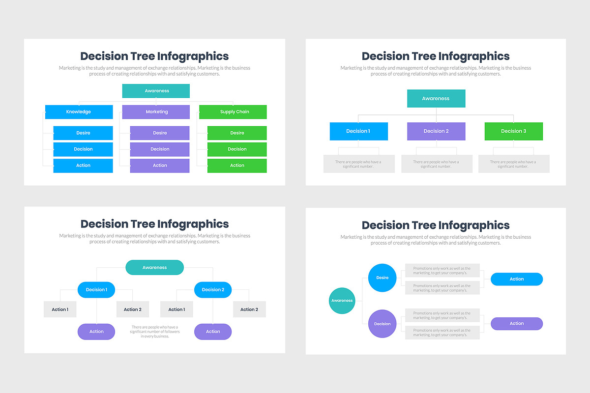 Decision Tree Infographics, a Presentation Template by slidequest