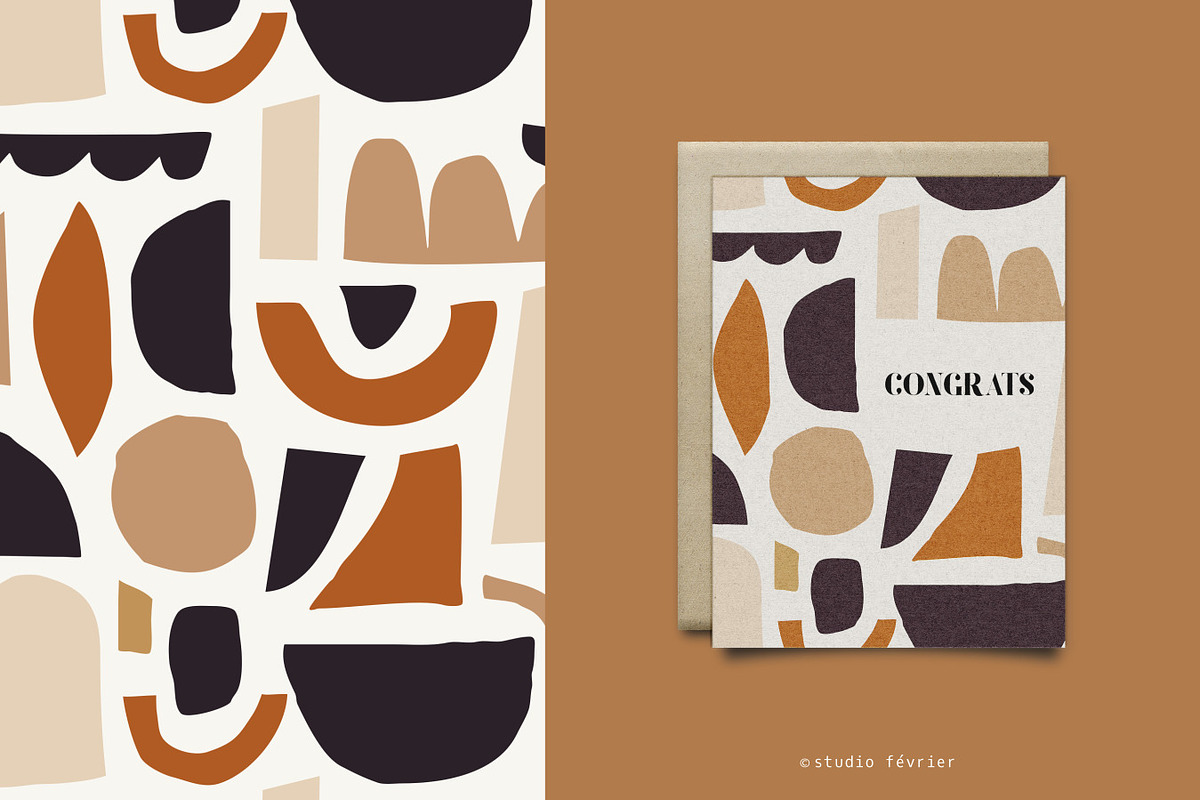 Paper Abstract 1 | Patterns + Shapes, a Pattern Graphic by Studio Fevrier