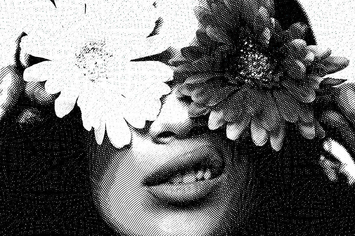 Engraving Waves Photo Effect, a Texture Graphic by Design Squad