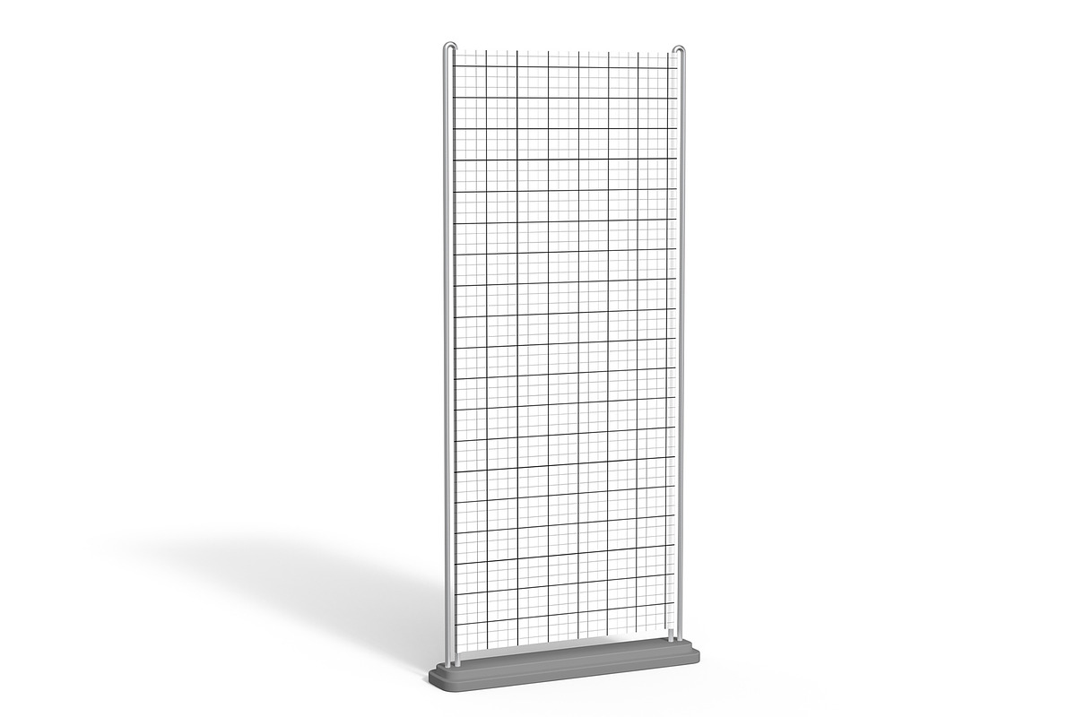 Realistic Roll up Banner Mockup PSD