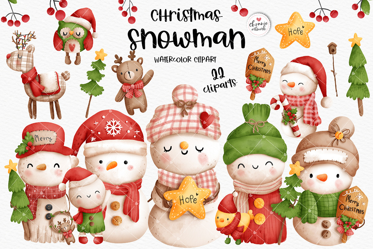Christmas clipart bundle