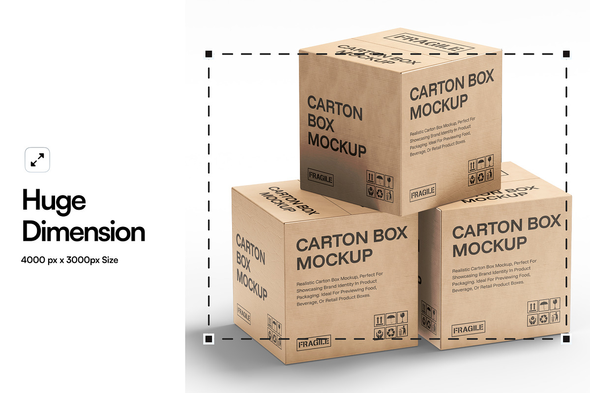 Carton Box Mockup, a Packaging Mockup by SLAB! Design