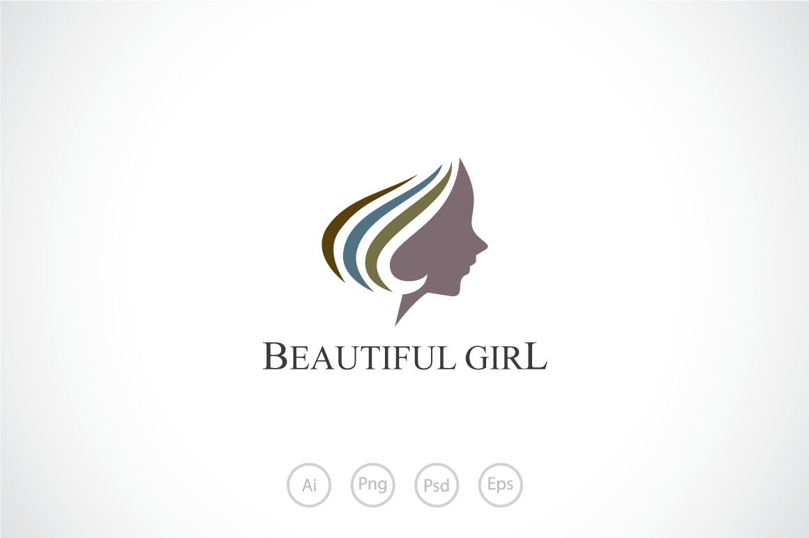 Beautiful Girl Logo Template, a Branding & Logo Template by Heavtryq ...
