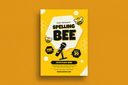 Spelling Bee Event Flyer, a Flyer Template by VectorVactory