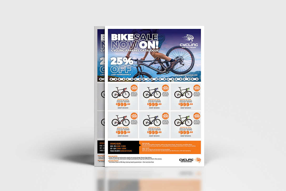 Advertisement Template, a Flyer Template by BrandPacks