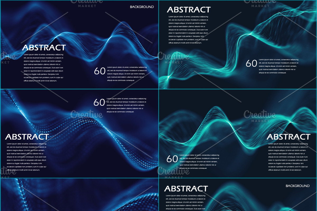 60 Abstract Backgrounds, a Templates & Theme by QtraxDzn