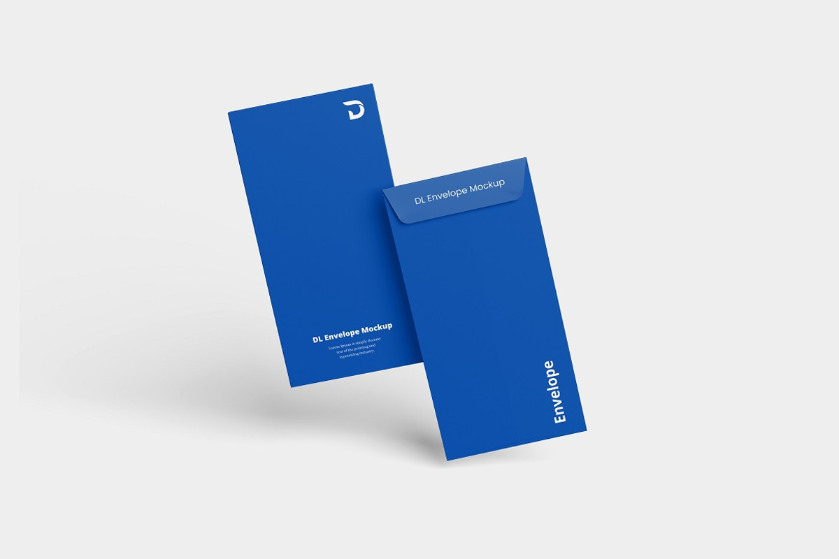 Standard DL Envelope Mockup, a Packaging Mockup by Akaimockup