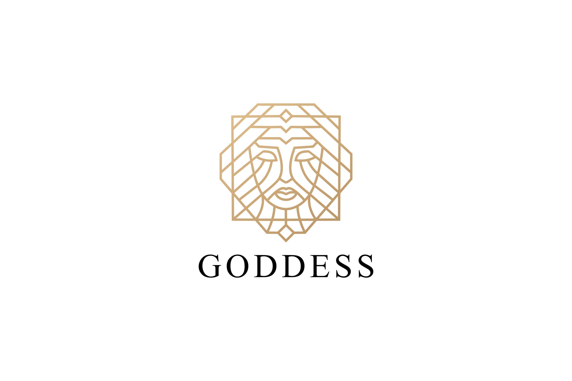 goddess woman girl female logo, a Branding & Logo Template by VSTRD ...