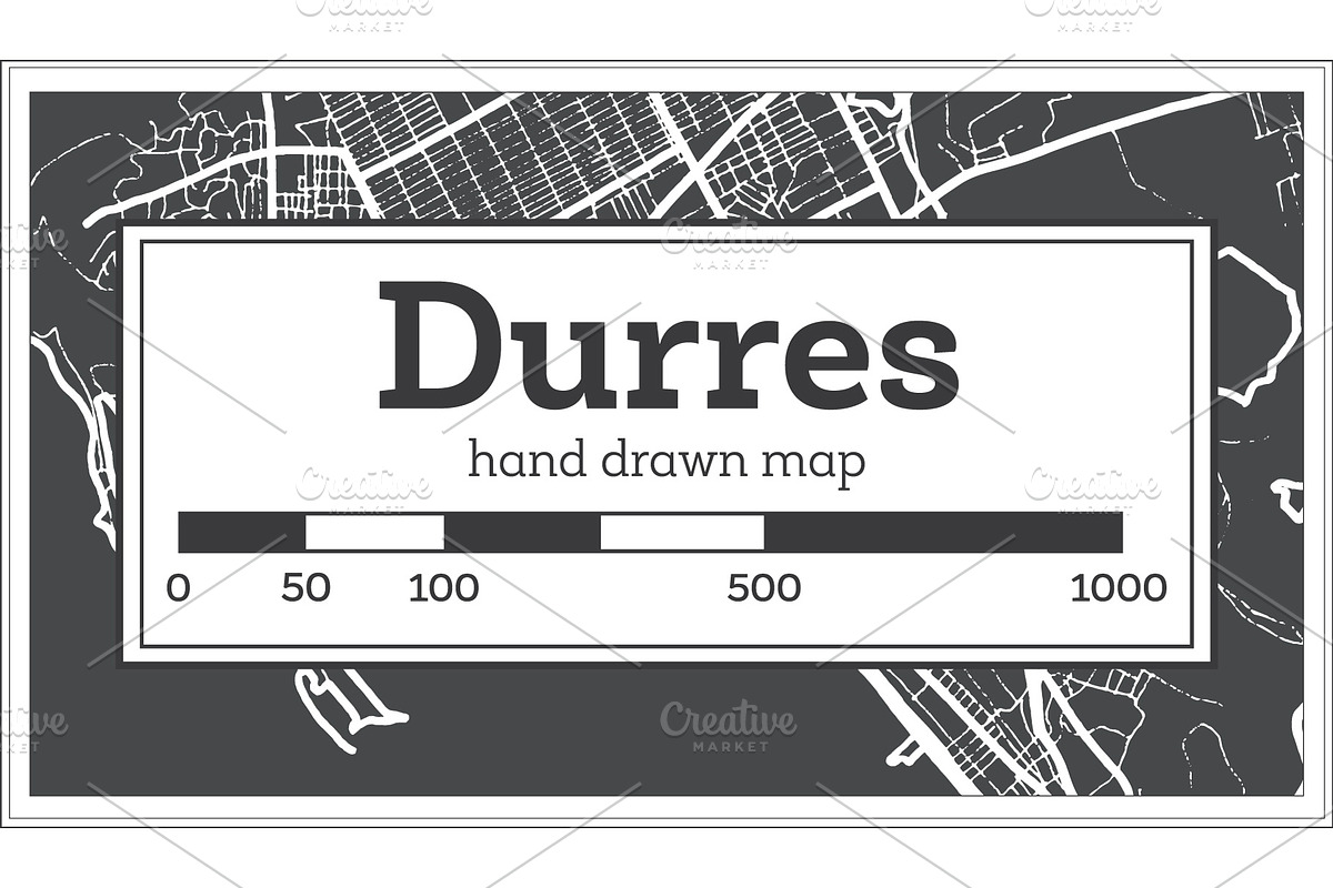 Durres Albania City Map