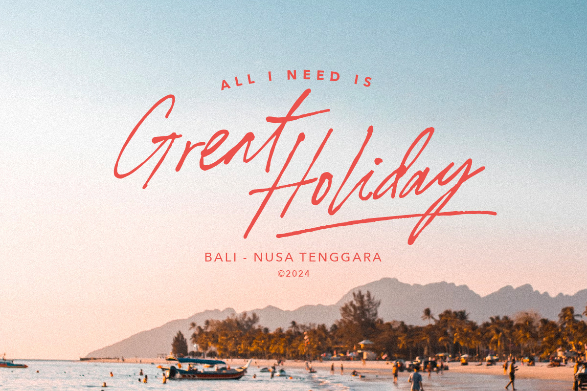 Awesome Ways - Ligature Script, a Script Font by Sarid Ezra