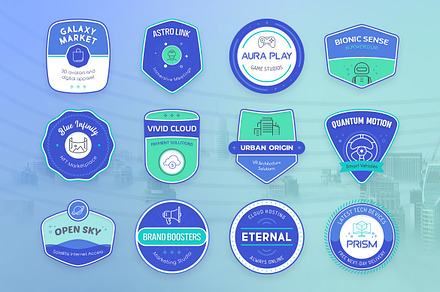 10 Premium Badges | Branding & Logo Templates ~ Creative Market