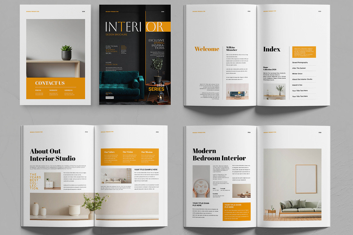 Digital Interior Design Brochure