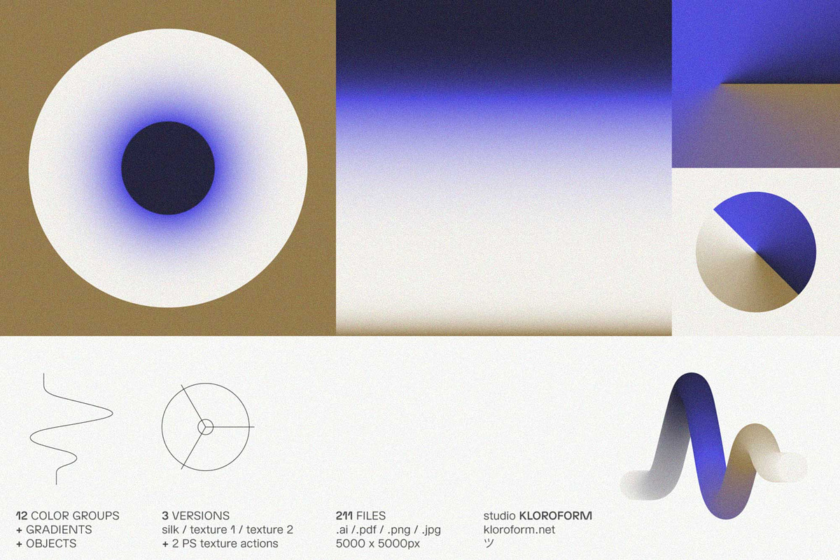 Gradient + Objects 2