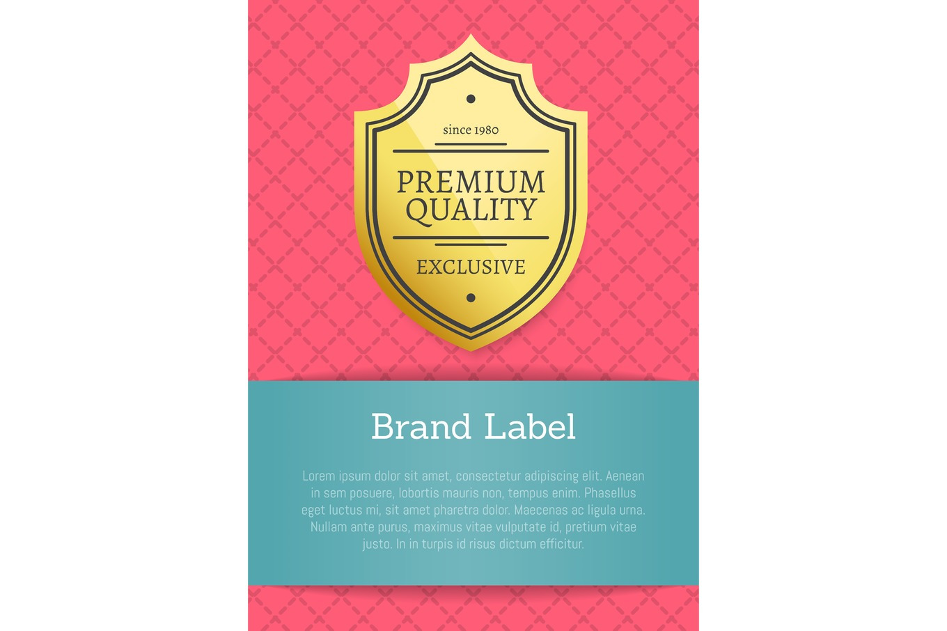 Premium Quality Brand Label Vector Illustration, a Work Illustration by ...