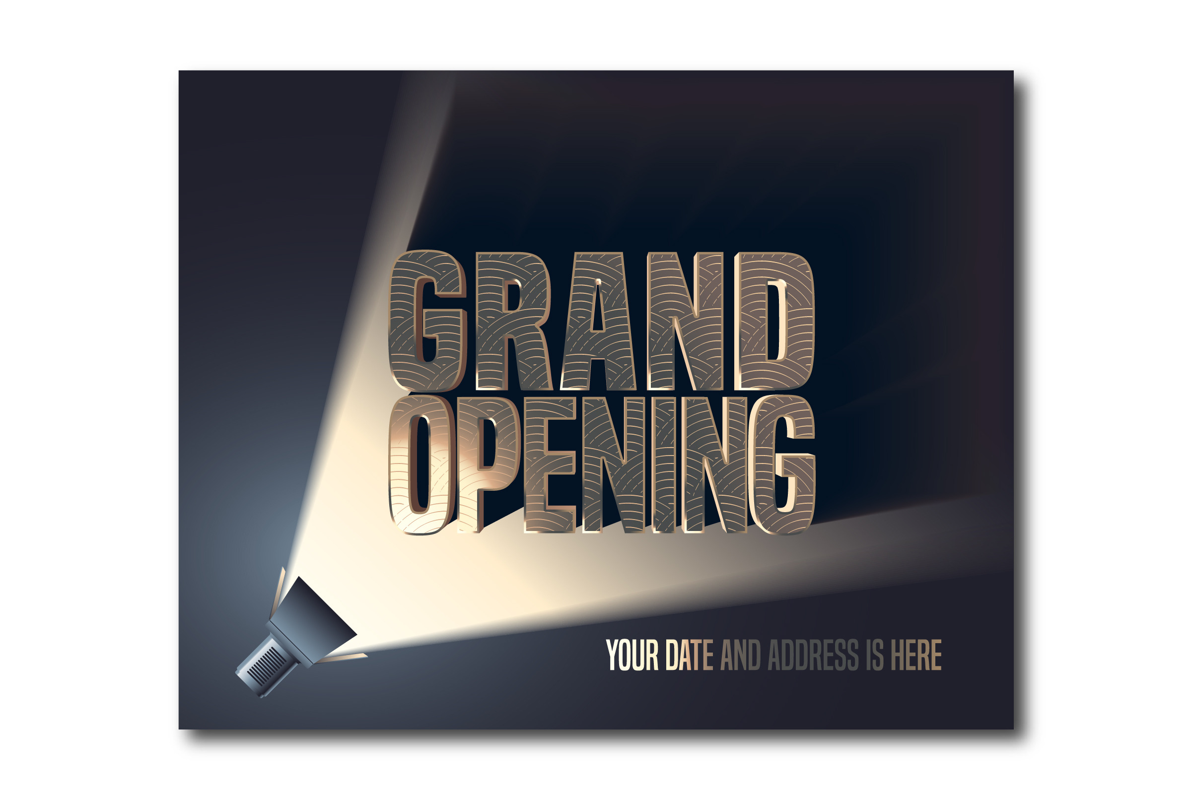 Grand opening vector illustration, a Decorative Illustration by Darth ...