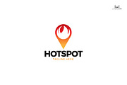Hot Spot Logo, a Branding & Logo Template by LogoLabs