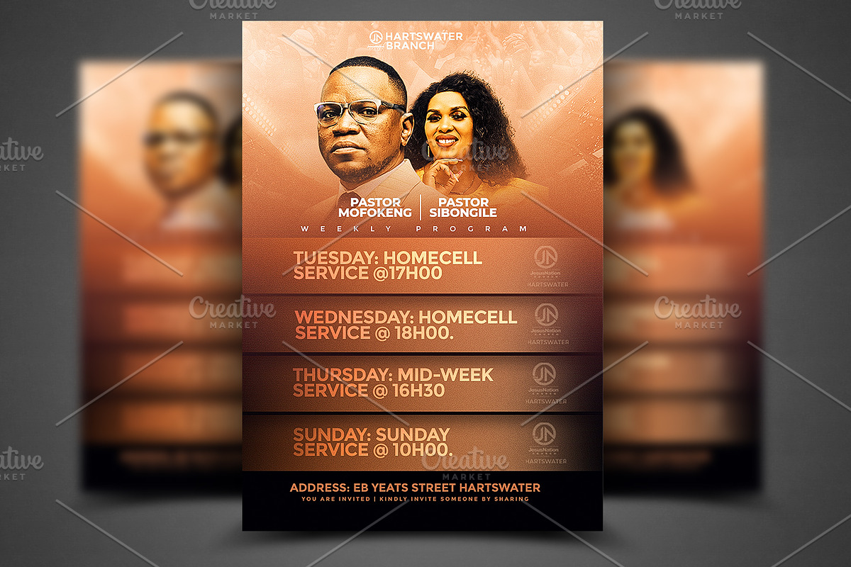 Weekly Schedule Template Flyer