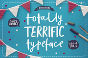Totally Terrific Typeface, a Script Font by Sam Parrett | Creative Market