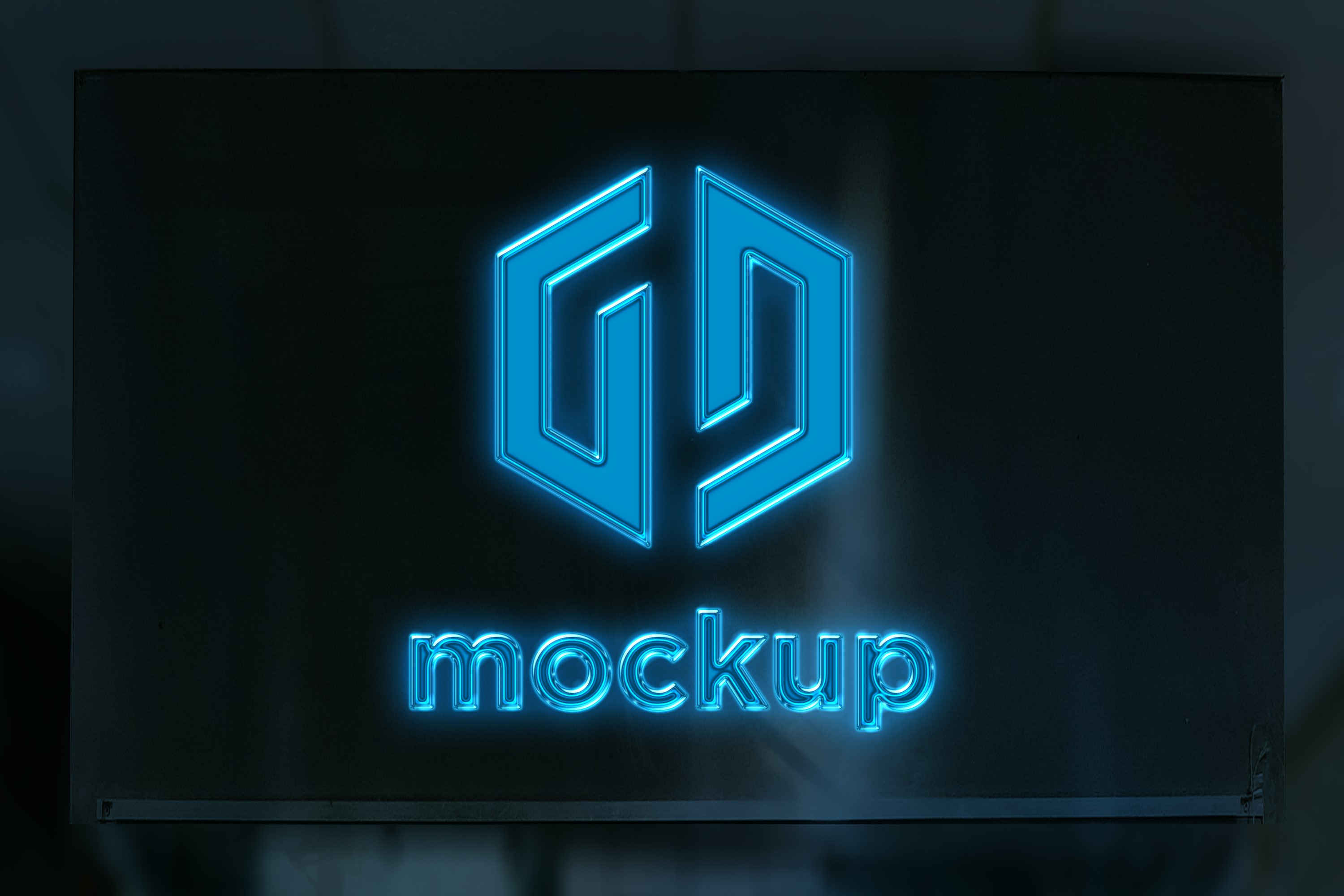 Led Sign Logo Mockup, a Product Mockup by shahsoft