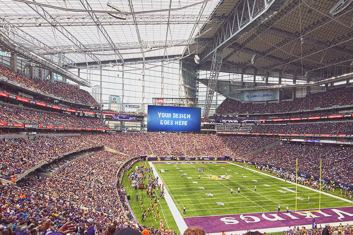 12 NFL Stadium Screen Mockup, a Mockup by Walentin | Creative Market