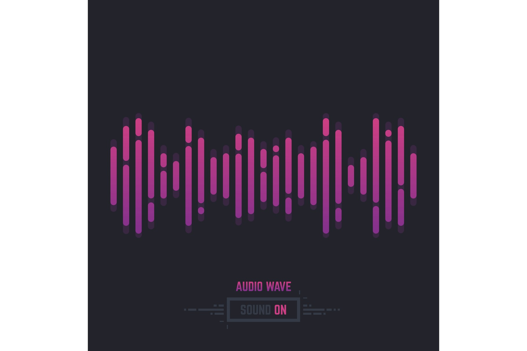 Sound wave audio | Technology Illustrations ~ Creative Market