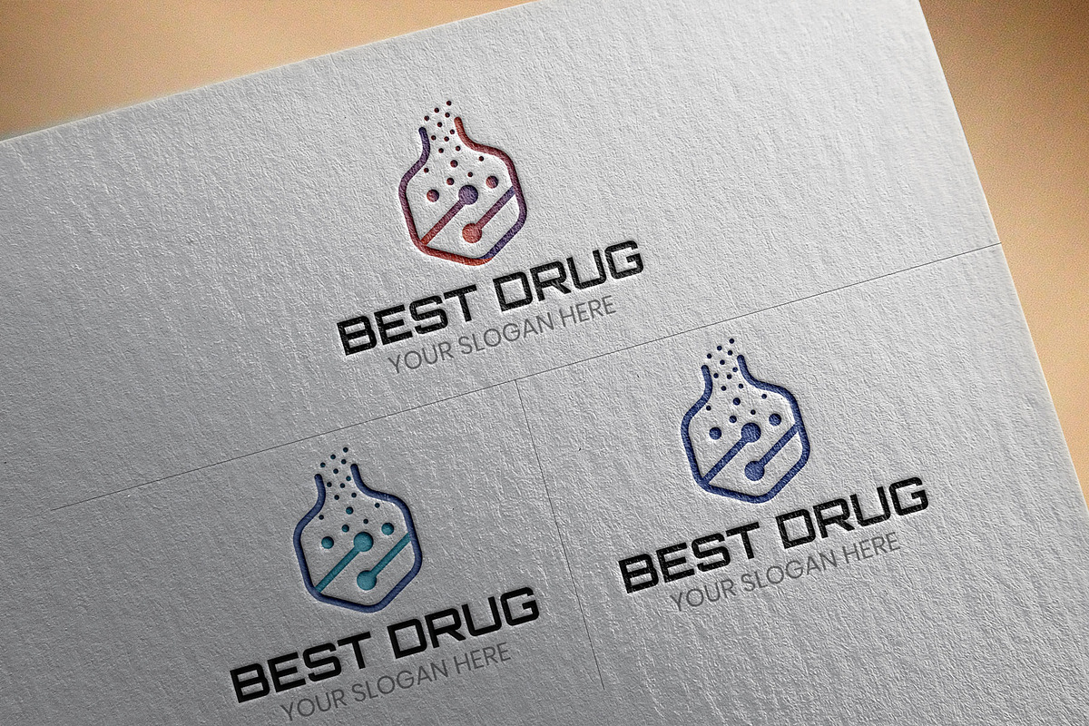 Best-Drug Logo Template, a Branding & Logo Template by BdThemes