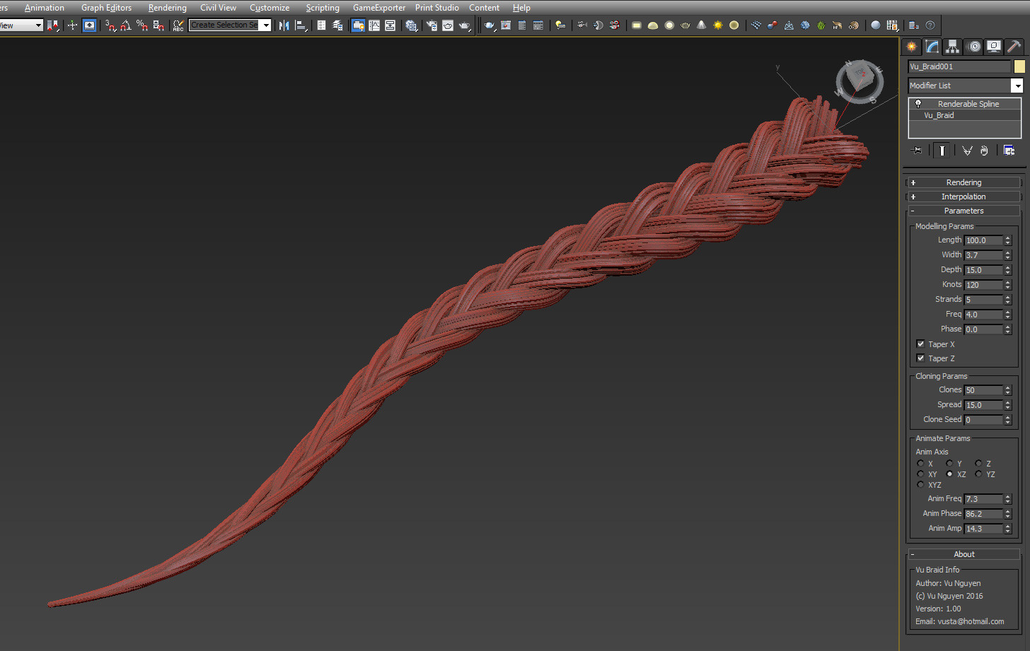 MCG Braid, an Object 3D Model by Candy Shop